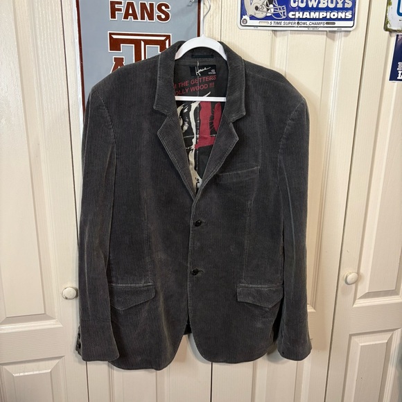 Howe | Suits & Blazers | House Of Howe Gray Paisley Corduroy Sport Coat ...